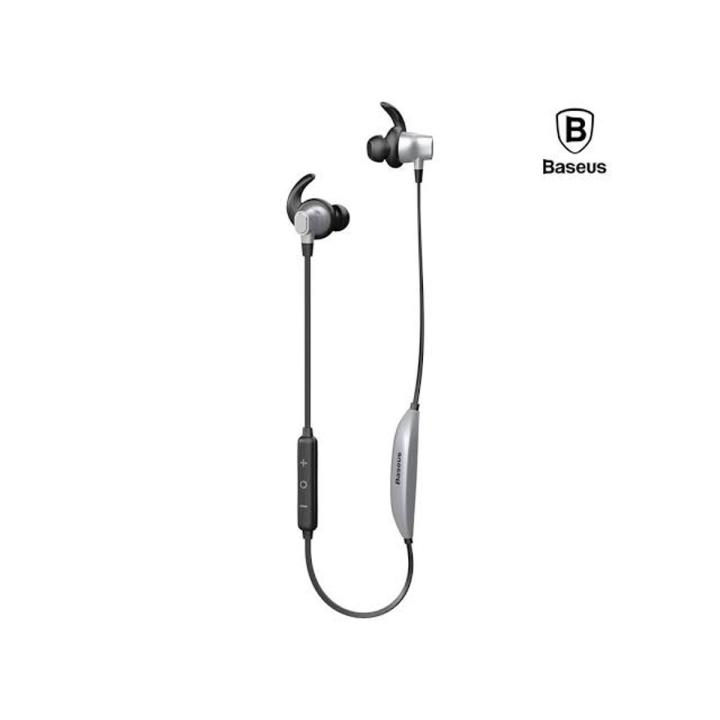 Baseus S03 Magnetic Bluetooth Earbuds - Black and Silver | Daraz.com.bd
