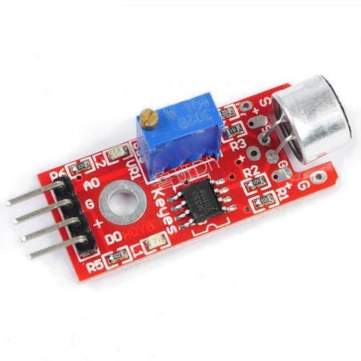 Keyes Microphone Sensor High Sensitivity Sound Detection Module | Daraz.com.bd