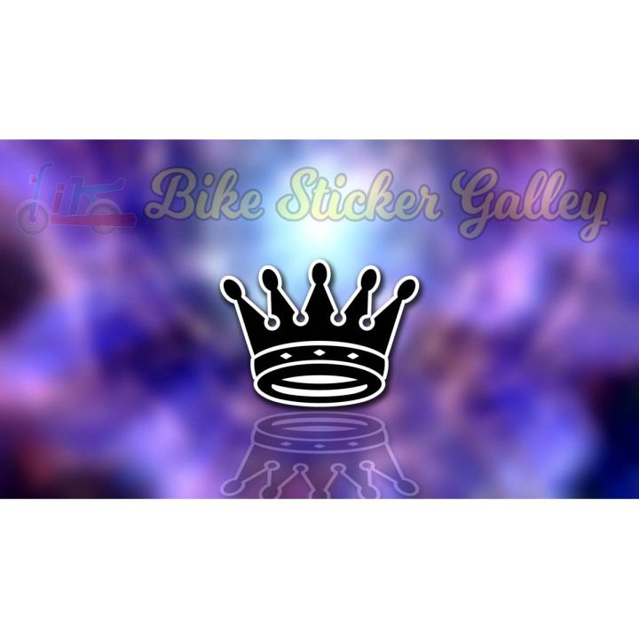 Bike Sticker - King crown ( Waterproof & Premium quality)/ Bike Sticker ...