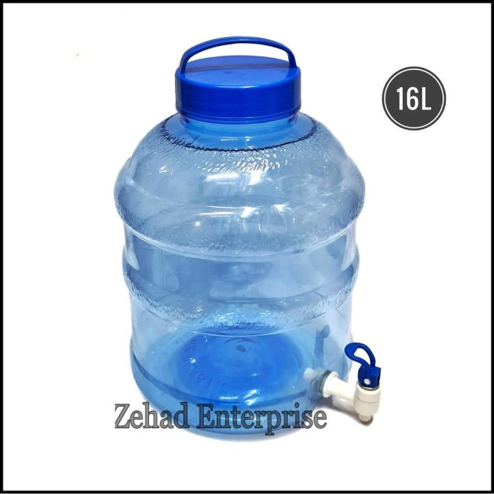 Food Grade Plastic Water Dispenser Jar With Tap And Handle - Water ...