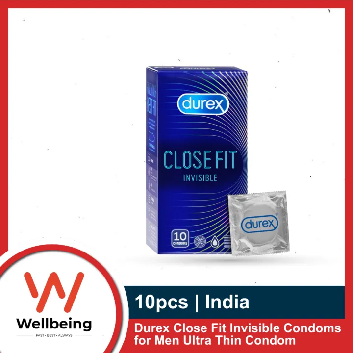 Durex Close Fit Invisible Condoms for Men - 10s/3s | Ultra Thin Condom ...