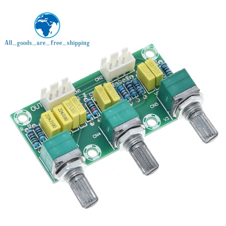 XH-M802 Passive Tone Board Amplifier Preamp Power Module Low High Sound ...