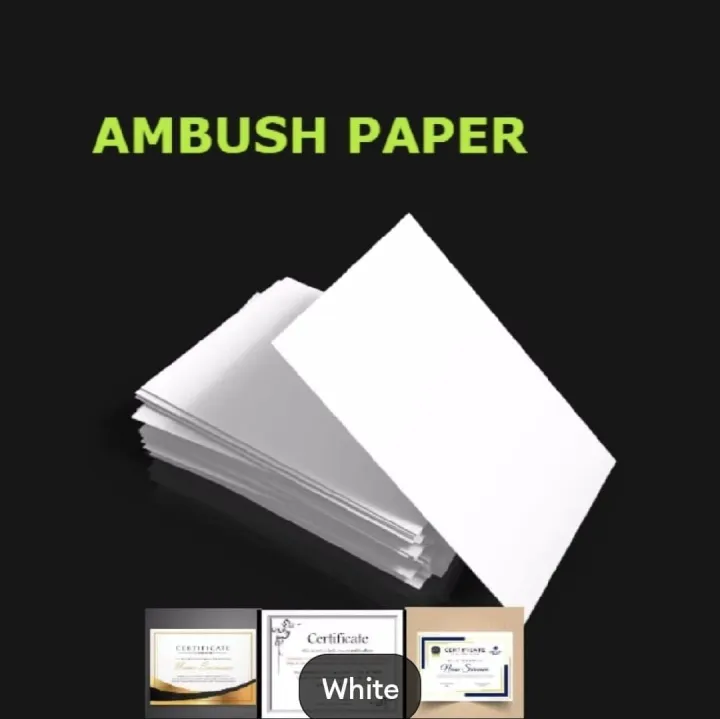 A4 Size CERTIFICATE PAPER 100 PCS (Square Embossed paper) | Daraz.com.bd