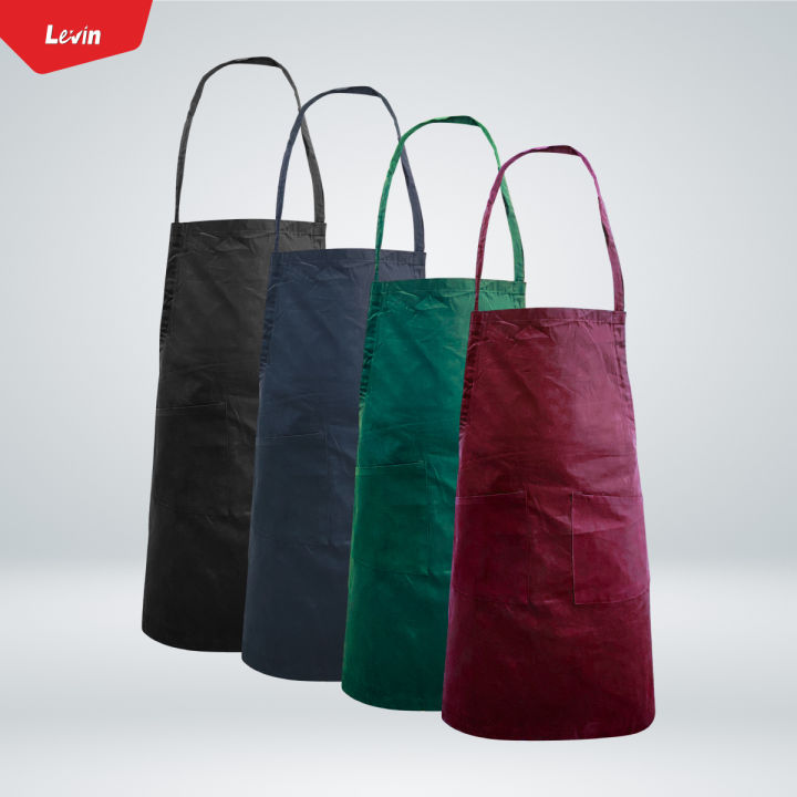 Kitchen Household Cooking Apron For Men Women Solid Color House Keeping ...