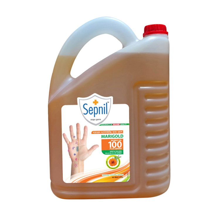 Sepnil Natural Sanitizing Handwash - Marigold 5L | Daraz.com.bd