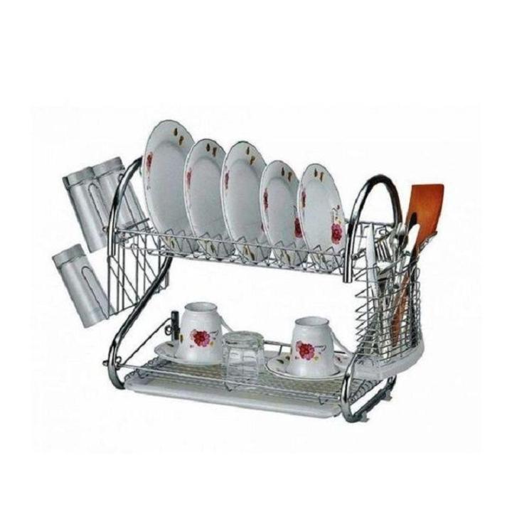 2 Layer Crockery Rack | Daraz.com.bd