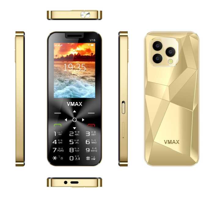vmax V18 Ultra pro max Super look Feature Phone 2.8 iches display with ...