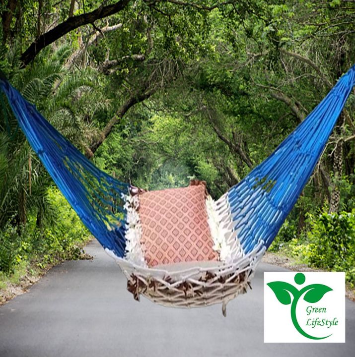 Hand Made Premium Quality Dulna/Hammock Weight 150 kg and Long 8 Feet ...