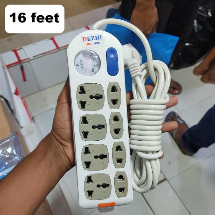 Multi Plug 8 Point Socket = 2Pin/5M | Daraz.com.bd