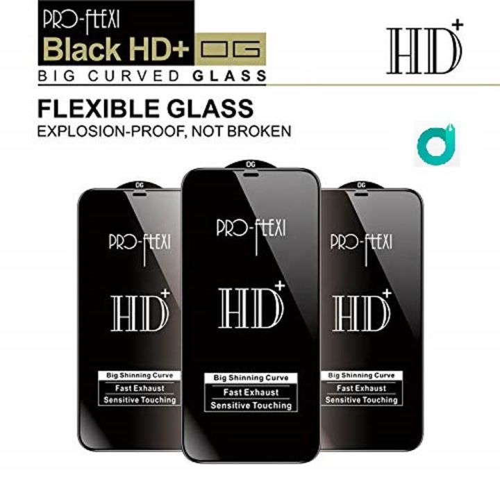 PRO-FLEXI OG Type Edge to Edge HD+ Tempered Glass Screen Protector For ...