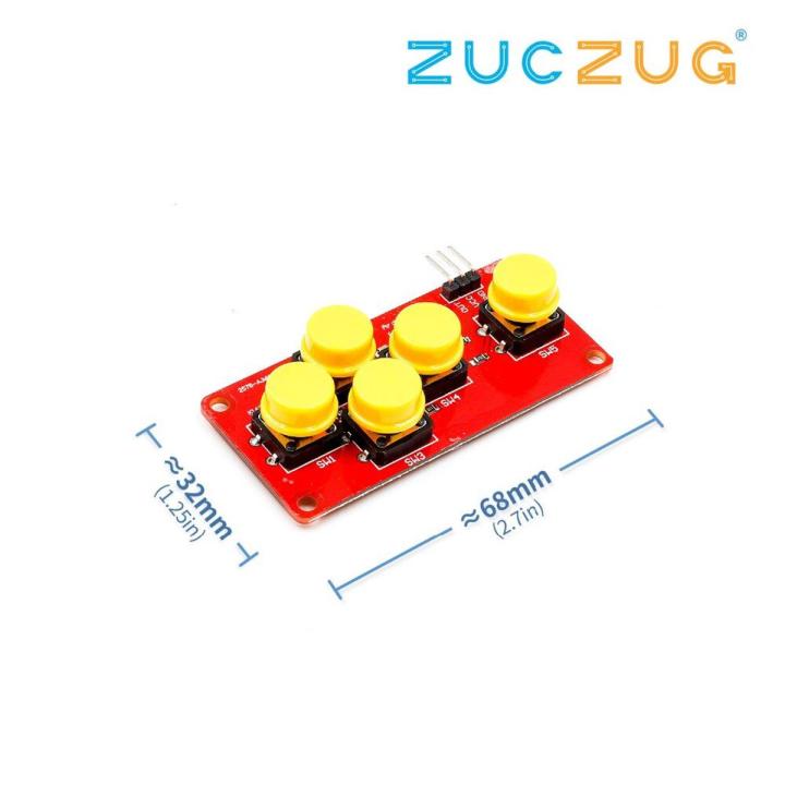 【happy one】AD Keyboard Simulate Key Analog for Arduino Sensor Expansion Board | Daraz.com.bd