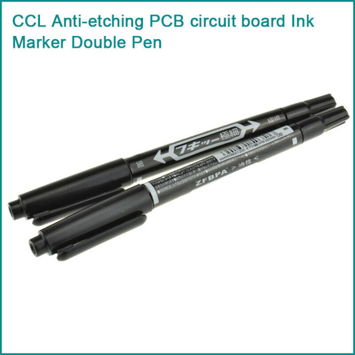 CCL Anti-etching PCB Circuit Board Ink Marker Double Pen For DIY PCB ...