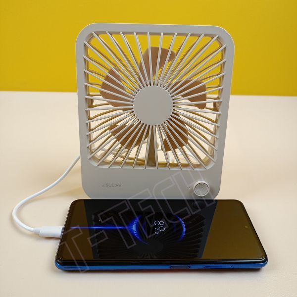 JISULIFE FA26A Desk Fan Portable Ultra-slim Table Fan 2000mAh | Daraz ...
