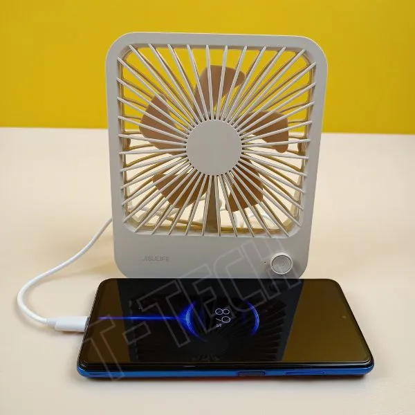 JISULIFE FA26A Desk Fan Portable Ultra-slim Table Fan 2000mAh | Daraz ...