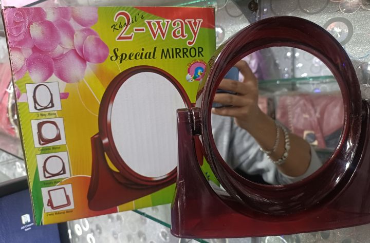 2 Way Table Glass Mirror Both side mirror | Daraz.com.bd