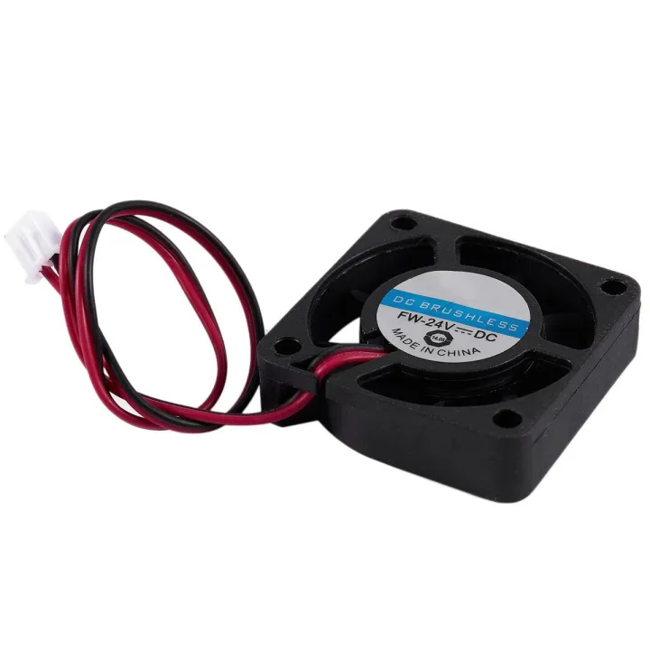 40mm x 40mm x 10mm DC 24V 0.10A 2Pin 5000RPM 4.85CFM Chipset Cooling ...