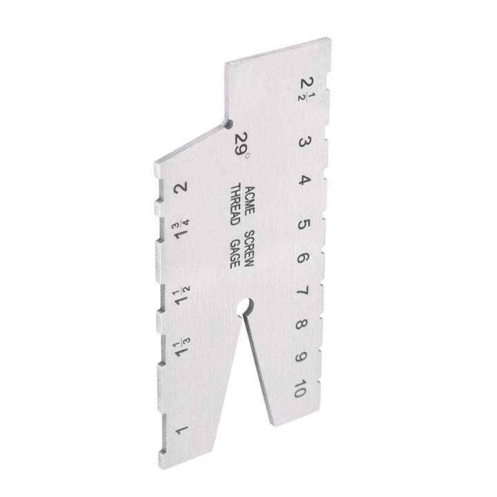 29 Degree T-Bevel Screw Thread Angle Gauge Stainless Steel Inspection ...