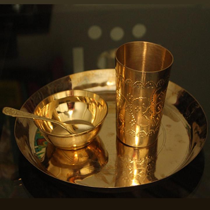 Kasha Pitol Baby Set- Pitoler Plate, Bati, Design Glass, Spoon Set ...