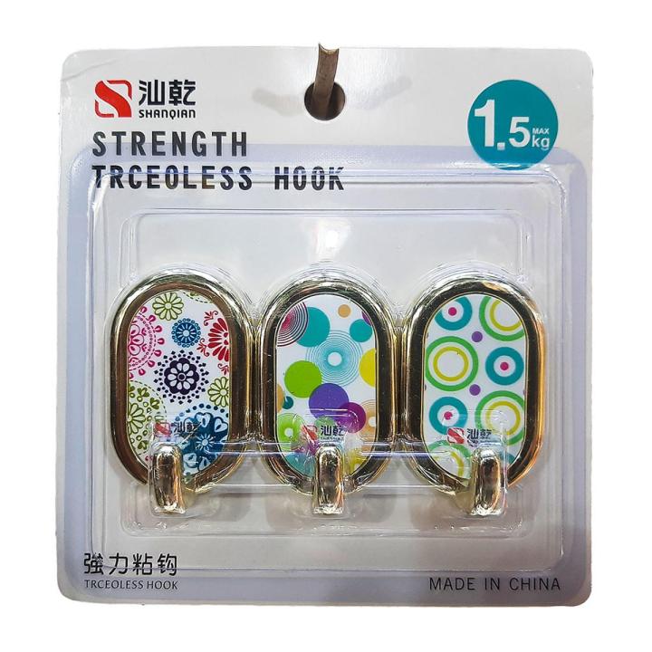 Smart Wall Hook-3pcs | Daraz.com.bd