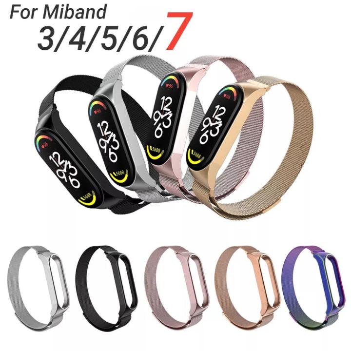 Xiaomi Mi Band 3/4, 5/6 Bracelet Wristband Belt Stainless Steel Metal ...