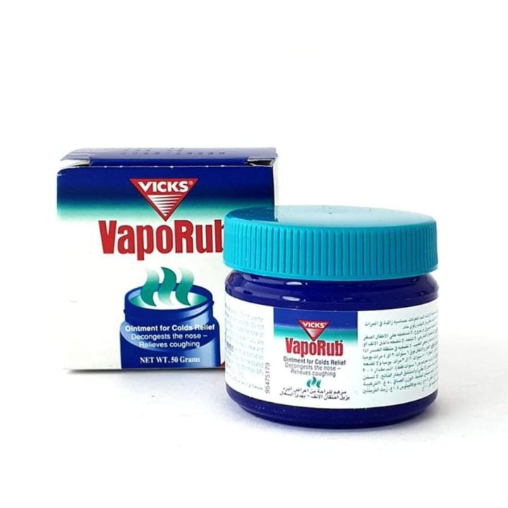Vicks VapoRub Ointment for Cold relief 50g - Dubai | Daraz.com.bd