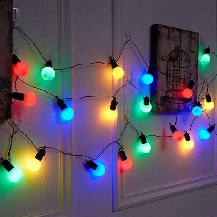 Decorative LED Fairy Light Ball Shaped - Multi-color - medium - bulbs ...
