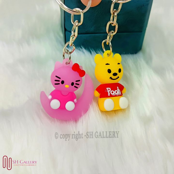 Key Chains Ring Fashion Cute Animal Bag Key ring Holder for Motor Bike ...
