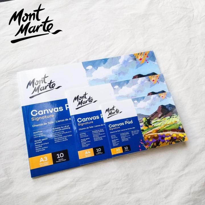 MontMarte Canvas Pad 10 Sheet 280gsm (A3, A4 & A5) | Daraz.com.bd