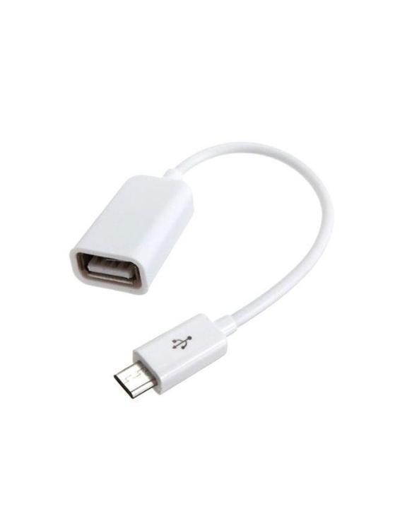 Android OTG Cable - White | Daraz.com.bd