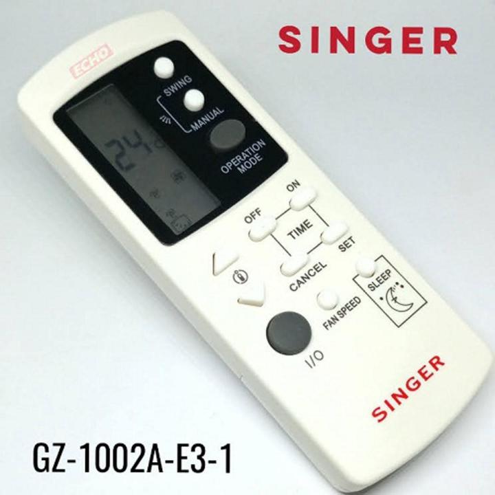 AC Remote controller for SINGER Air Conditioner | Daraz.com.bd