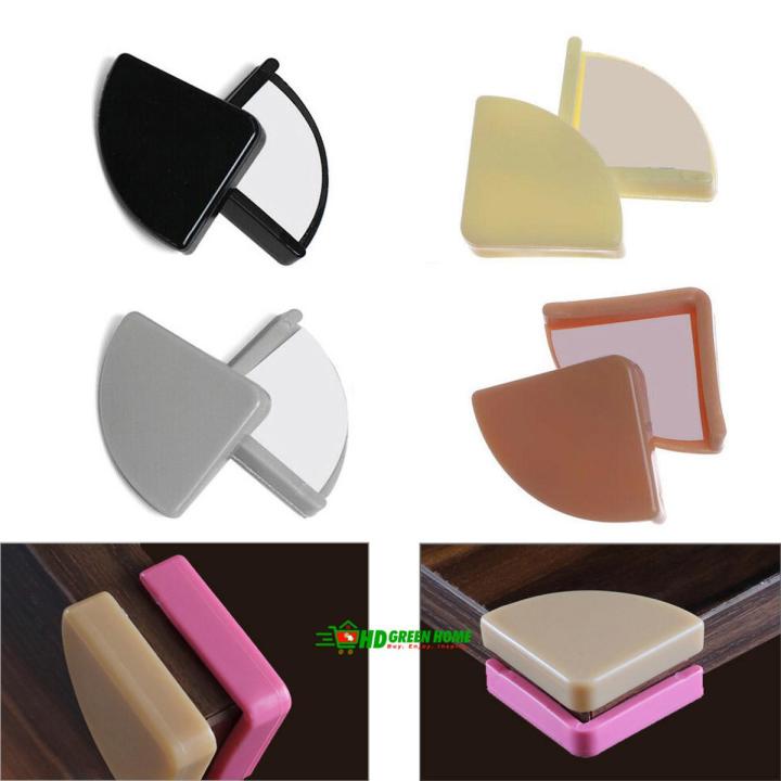 4 pcs x PVC Table Corner Protector Self Adhesive Baby Anti-collision ...
