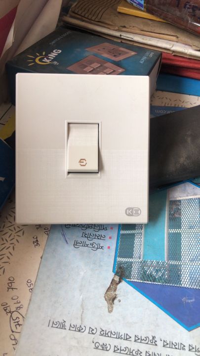 Super Star Premium Series One Way Piano Gang Switch 1Way Socket | Daraz ...