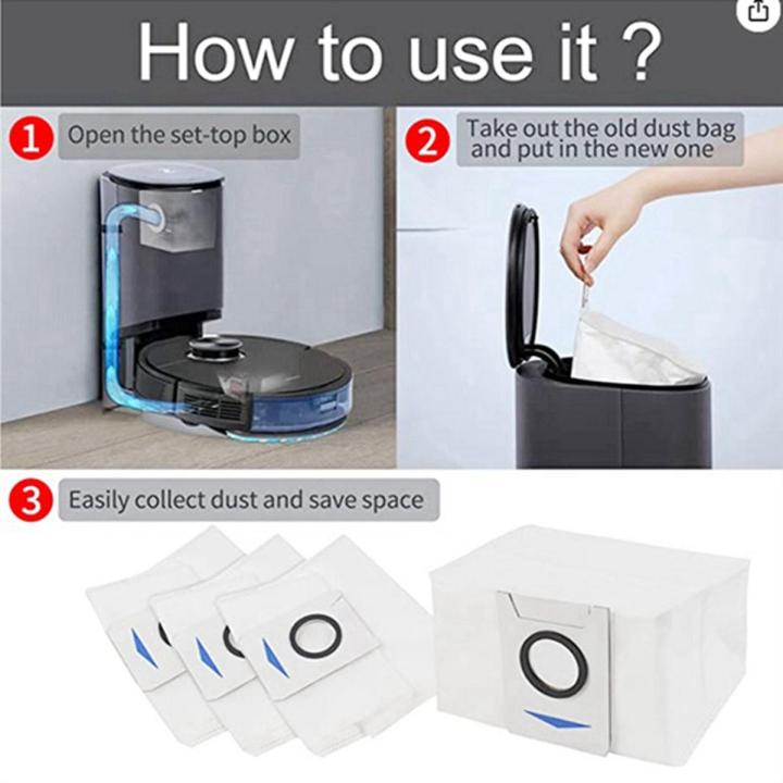 Dust Bags For Ecovacs Deebot X1 Omni T10 Turbo Accessories Robot Vacuum