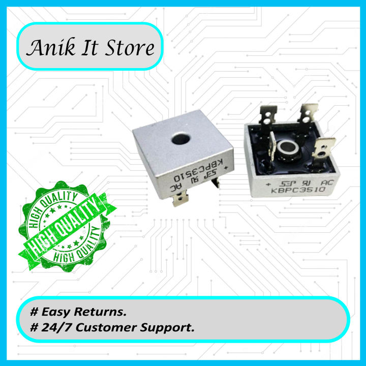 35A 1000V diode bridge rectifier KBPC3510 | Daraz.com.bd