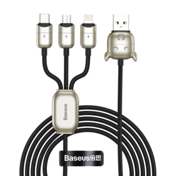 Baseus Year of the Tiger 3in1 USB - Lightning / USB Typ C / micro USB ...