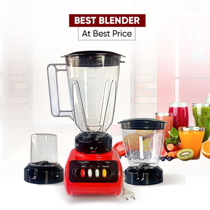 Japanese Panasonic 3 in 1 Blender. Blender with juicer and grinder. 3 ...