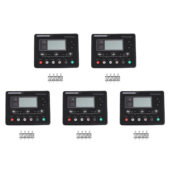 5X 6120U AMF Generator Set Controller LCD Automatic Start Genset Ats ...
