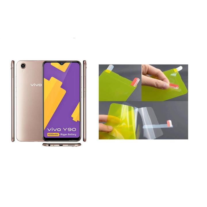 Vivo Y90 Crystal Clear Back Skin (Gel Poly not Glass) 3D Real ...