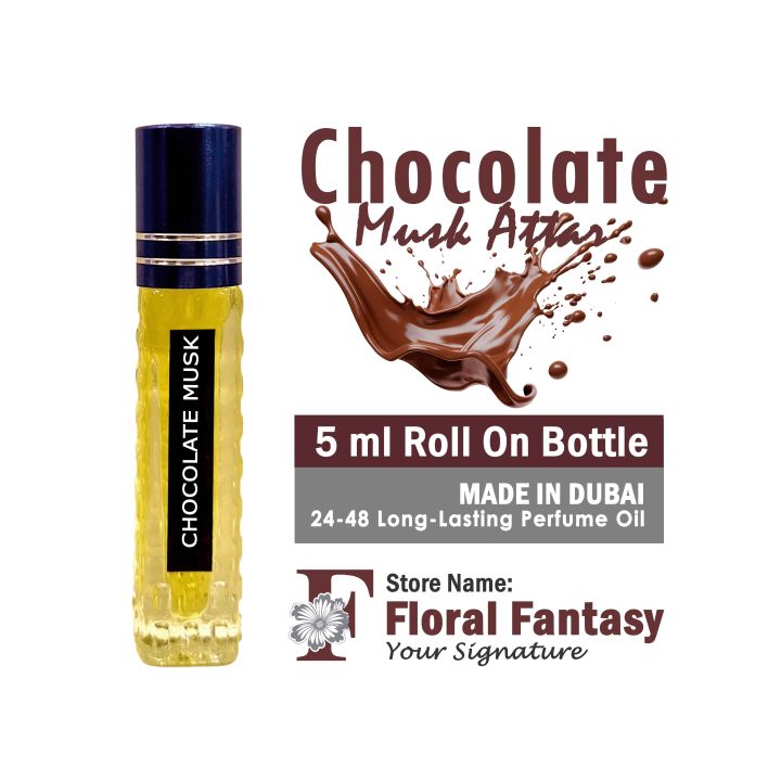 Chocolate Musk Attar (Perfume Oil) 5 ml | Made in U.A.E (Dubai) | 24 ...