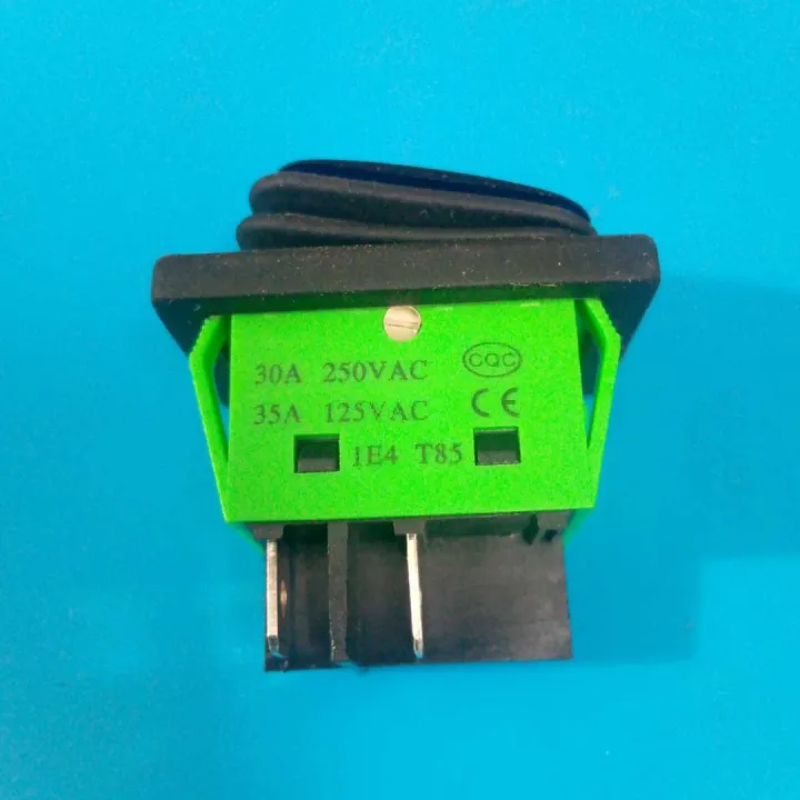 30A KCD4 Rocker Switch BLUE Waterproof Industrial KCD4 Rocker Switch 30A 250V 4 Pin Switch On ...