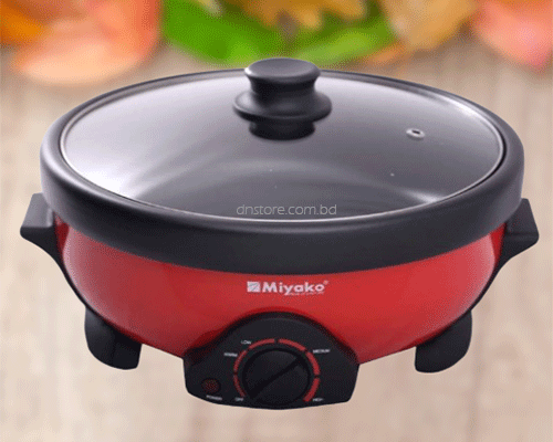 Miyako Curry Cooker 4L Removable nonstick pan Automatic cooking and ...