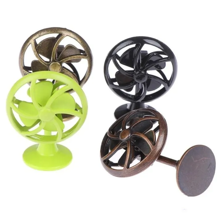 Creative :12 Scale Dollhouse Electric Fan Retro Frame Doll Fan ...