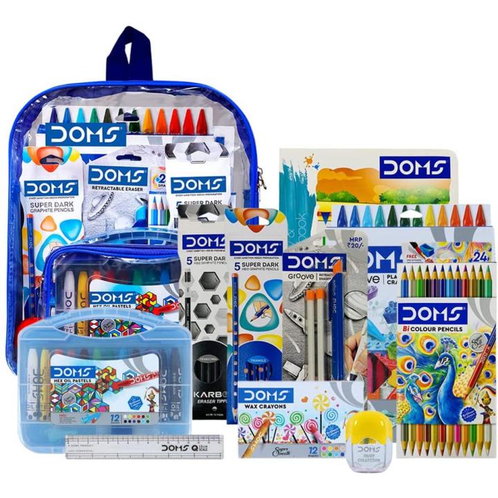 DOMS Smart Kit Combo Pack for Painting , Sketching, Drawing & Learning ... DOMS Smart Kit Combo Pack for Painting , Sketching, Drawing & Learning ...