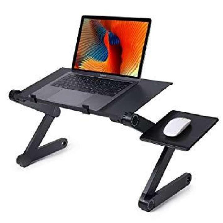 Table Desk Adjustable Laptop Stands Desk With Cooling Holes Mouse Board ...