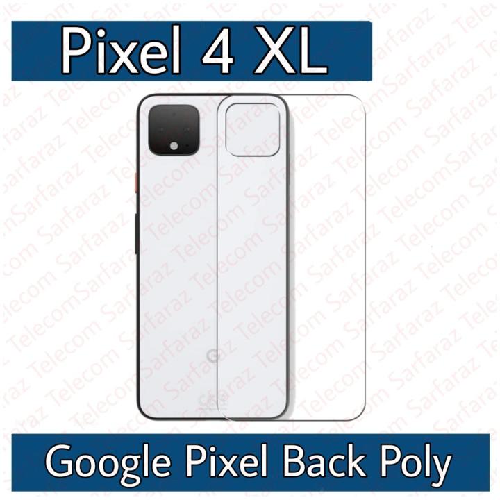 Ultra Thin Crystal Clear Back Gell poly for Google Pixel 4 XL Back ...
