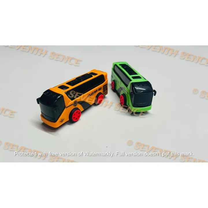 Mini Bus Toy For Kids For -Multicolor/Mini Bus Toy 4 Pes Sets | Daraz ...