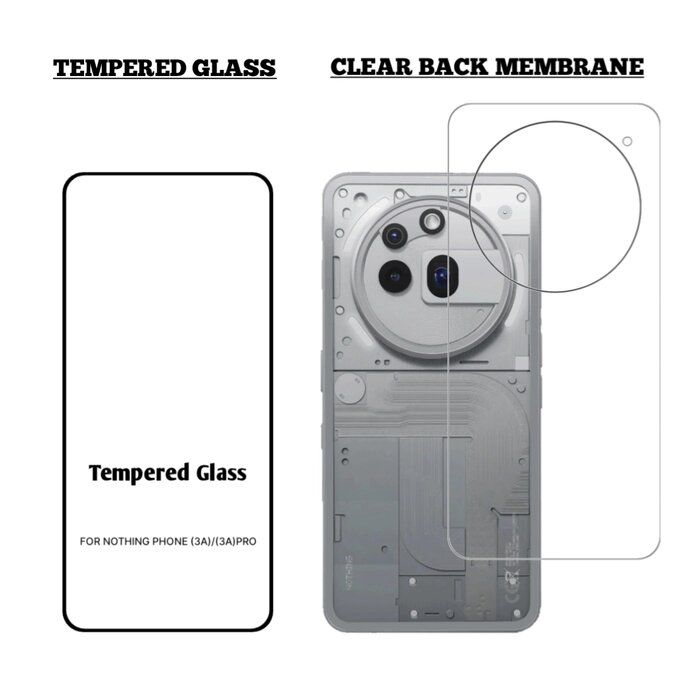 Nothing Phone 3a pro Camera Ring Metal Frame Camera Ring Case Glass ...