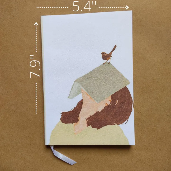Asthetic Medium Notebook (7.9 inch*5.4 inch A5 size) - Notebook ...