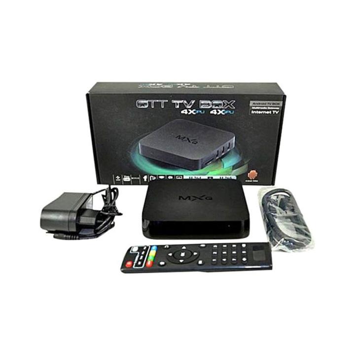 MXQ 4K Android TV Box - Black | Daraz.com.bd