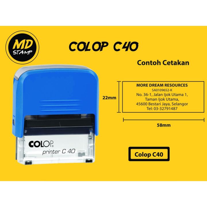 Colop C 40 / Auto stamp seal / School or college big Stamp seal | Daraz ...